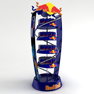Red Bull / Floor Stand - Diego Otero, Design + Consulting
